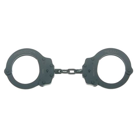 Model 701c Chain Link Handcuff Black Oxide Finish