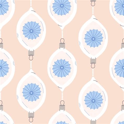 Premium Vector Bauble Pattern Adorable Xmas Seamless Pattern Set For