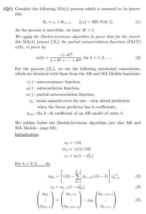 Q1 Consider The Following Ma 1 Process Which Is