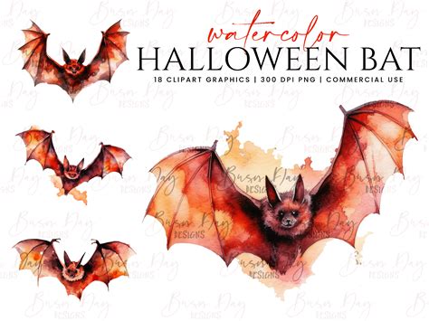 Halloween Bats Clip Art