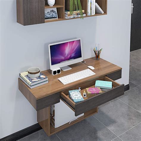 Floating Wall Table With Drawer At Robin Clark Blog
