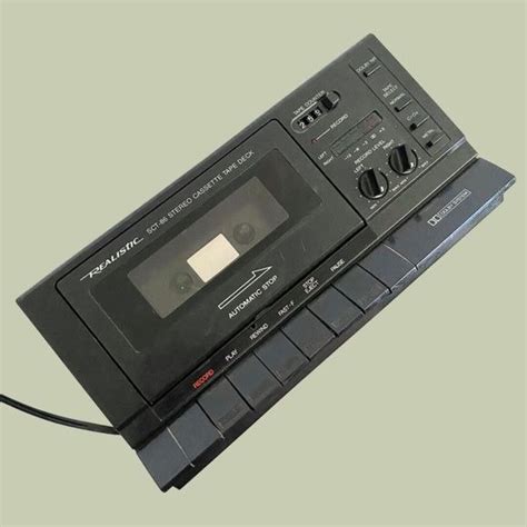 Vintage Optimus Realistic Sct 86 Cassette Tape Player Tested Etsy