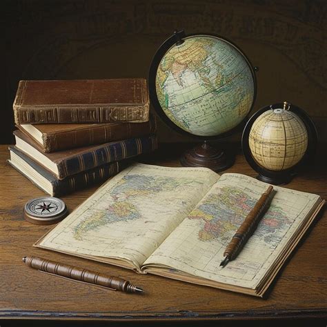 Geographythemevectorbackground Premium Ai Generated Image