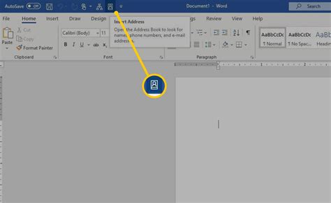 How To Use The Address Book In Microsoft Word