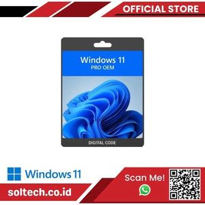 Jual Windows 11 Pro OEM Kota Tangerang Soltech Data Indonesia Tokopedia