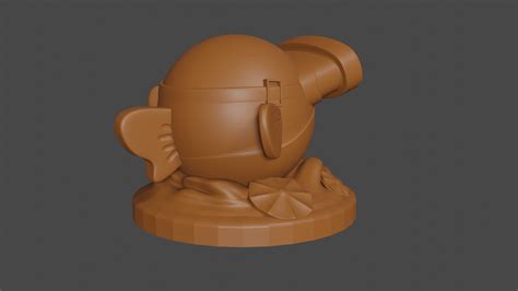 Kirby Inspired Blipper Tabletop Dnd Miniature By Pixelchroniclesminiatures Download Free Stl
