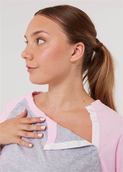 Adult Port Access Baseball Tee Adaptive Apparel Spoonie Threads Spooniethreads