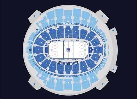 Madison Square Garden Rangers Seating Chart Section 114 At Madison
