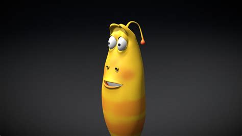 Yellow Larva Download Free 3d Model By Son Son30031996 4319014