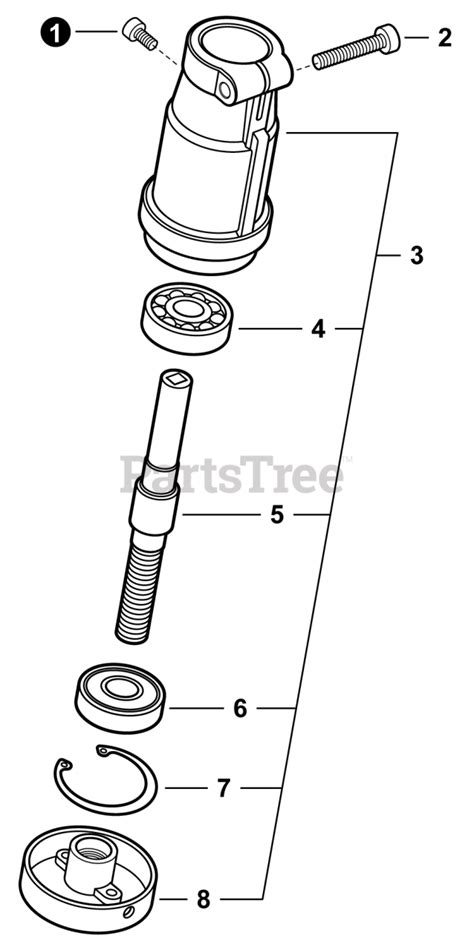 Echo GT Echo String Trimmer SN U U Gear Case Parts Lookup With