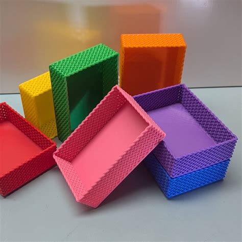 3d Printer Files 3mf File Stackable Baskets Creality Cloud