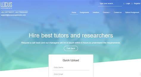 Review Locus Assignments Uk Top Writer