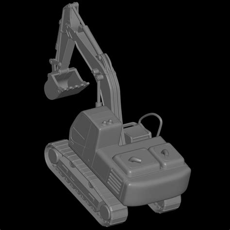 🚜 Excavator Model・ Stl File For 3d Printing・cults