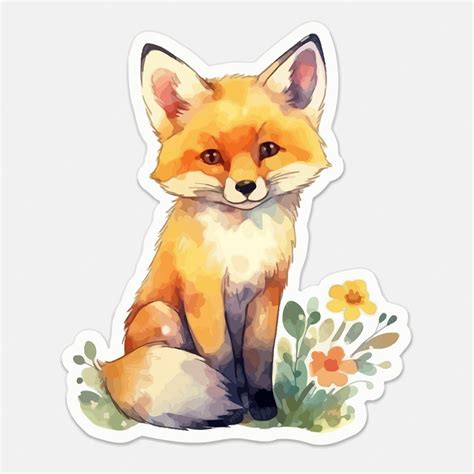 Premium Vector Cute Fox Artwork