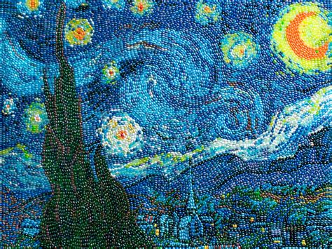 Art Made With Jelly Beans