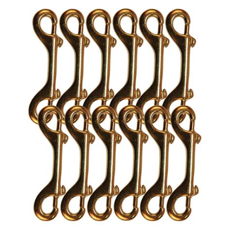475 Brass Double End Snap 12 Pk Big Dees Tack And Vet Supplies
