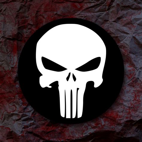 Pochoir Du Logo Du Punisher Punisher Skull Logo
