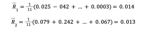 Portfolio Variance Explained Calculation Covariance Matrix And