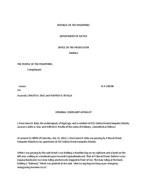 Sworn Statement Narrative Eng Pdf