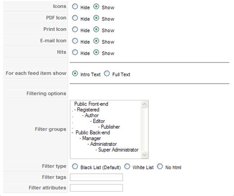 Help Screen Content Joomla Documentation