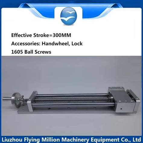 linear guide rail sliding table 1605 effective stroke 300 handwheel