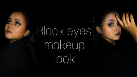 Night Party Makeup Look Black Eyes Makeup Tutorial Makeup Youtube