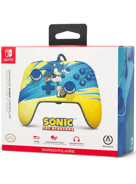 Controller Powera Enhanced Wired Sonic Boost Pentru Nsw