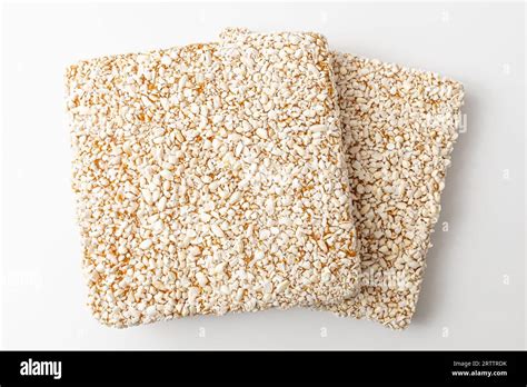 Traditional Korean Snack Made From Glutinous Rice And Grain Syrup On