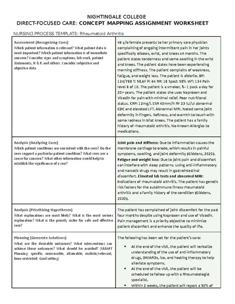 Concept Map Assignment 3 Wk7 Bsn 266 Studocu