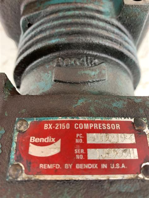 Bendix Bx 2150 Air Compressor Used Ekg Diesel