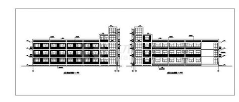 某学校实验楼cad平面设计图 教育建筑 土木在线