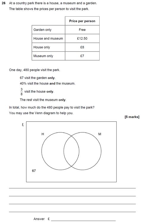 GCSE Maths Venn Diagrams Past Paper Questions Pi Academy