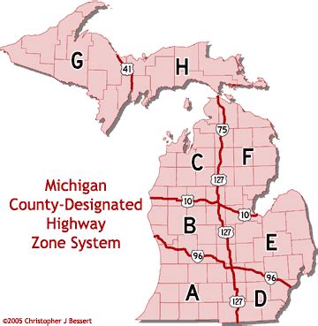 World Maps Library Complete Resources Michigan County Maps With Roads