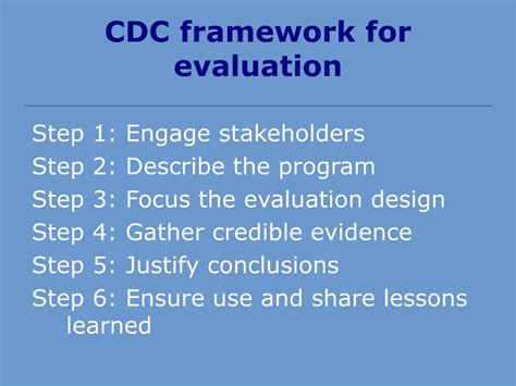 Ppt Effective Evaluation Frameworks Design And Implementation