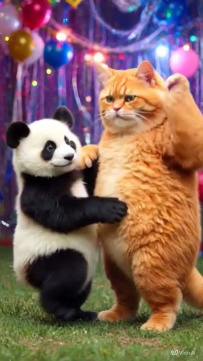 باندا بترقص مع قط دق دق باب Youtube