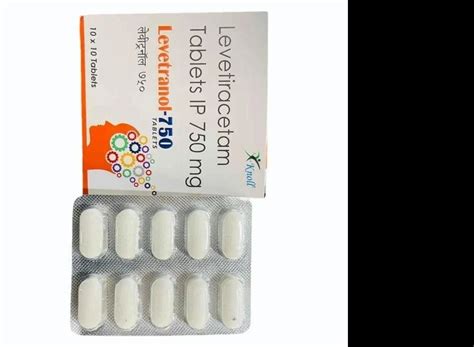 Levetranol 750 Mg Tablet At ₹ 100strip Levetiracetam Tablet In