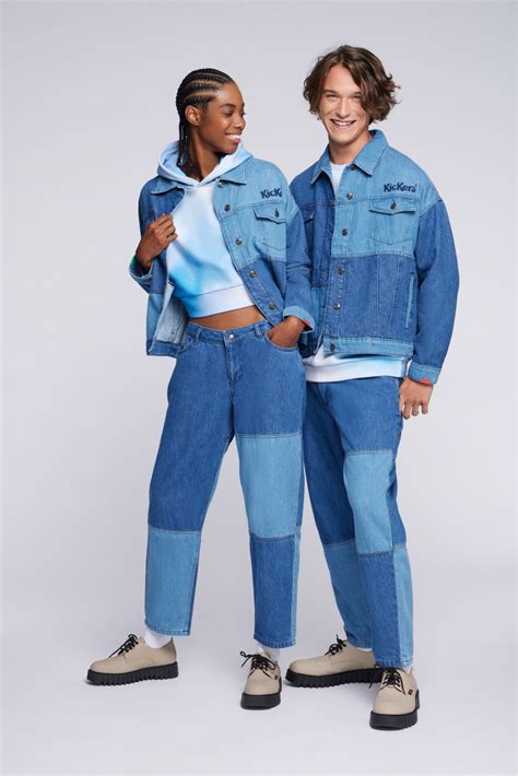 Kick Jacket Unisex Blue Denim Jacket Kickers © Official Site