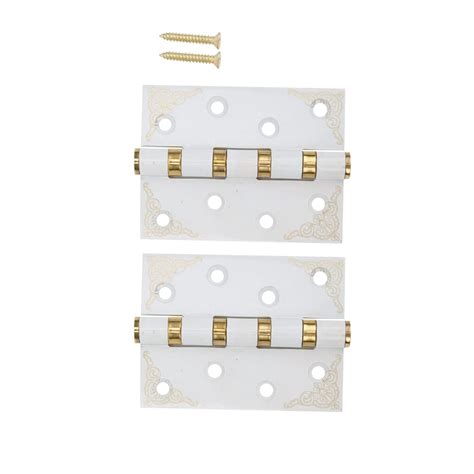 Buy 2pcs Stainless Steel Hinge Slotted Wooden Door Hinges Furniture