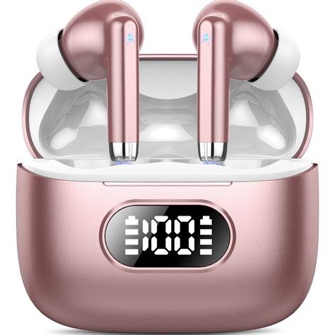 Wireless Ear Buds Earbuds Bluetooth 5 3 Headphones 60h Playtime Led