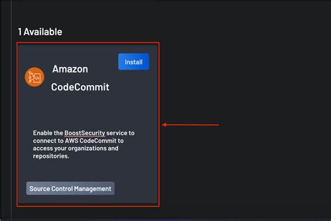 AWS CodeCommit BoostSecurity