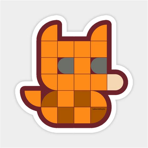 Cute Lil Foxy Fox Crest Fox Magnet Teepublic