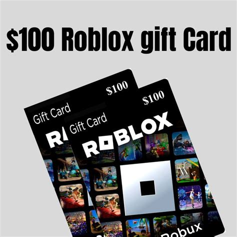 Receive 100 Roblox T Card T Card Giveaway Amazon Card