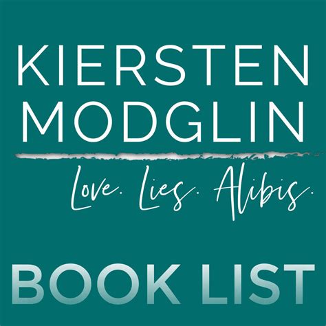 𝗞𝗶𝗲𝗿𝘀𝘁𝗲𝗻 𝗠𝗼𝗱𝗴𝗹𝗶𝗻 𝗕𝗼𝗼𝗸 𝗟𝗶𝘀𝘁 →𝗙𝗶𝗻𝗱 Kiersten Modglin