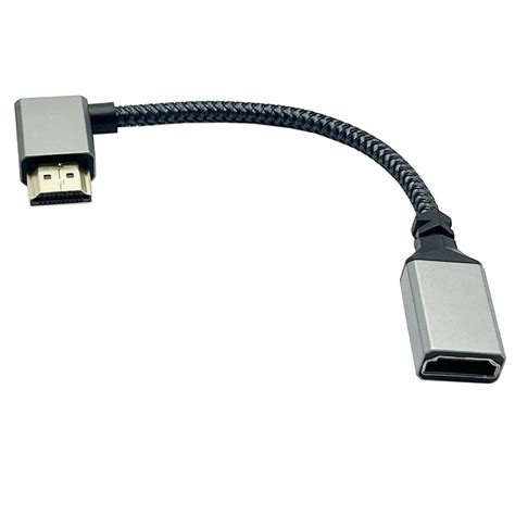 Ytgrf Angled Hdmi Extension Cable 4k 8 Inch 90 Degree Right Angled Hdmi