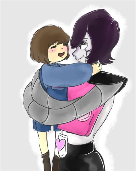 Undertale Mettaton And Frisk By Cutecrazynes On Deviantart