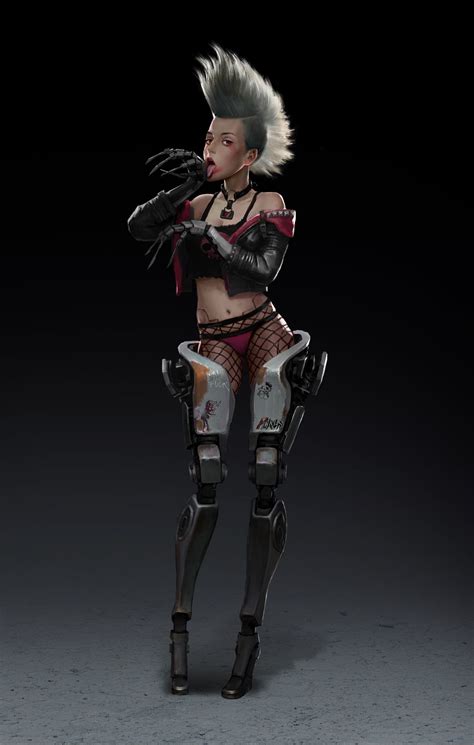 Artworka9r54y Cyberpunk Character