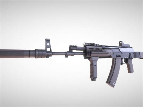 3d Model Weapon Attachments And Ak12 Vr Ar Low Poly Cgtrader