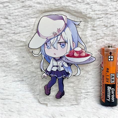 Kancolle Kantai Collection Hibiki Acrylic Anime Merch Japan No Base