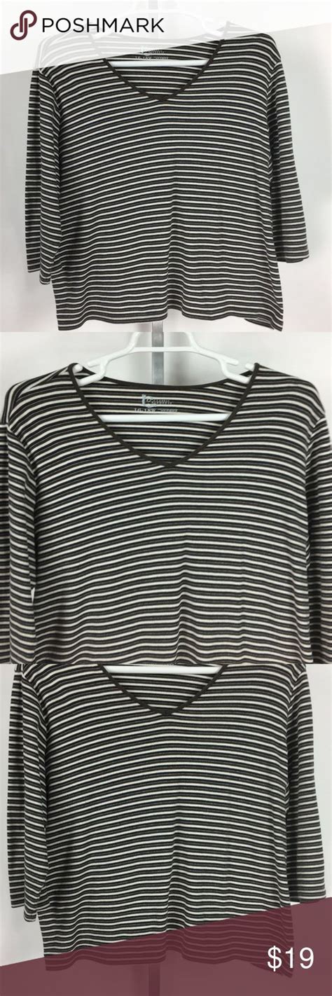 Classic Elements Women Plus Size 16 18w Top