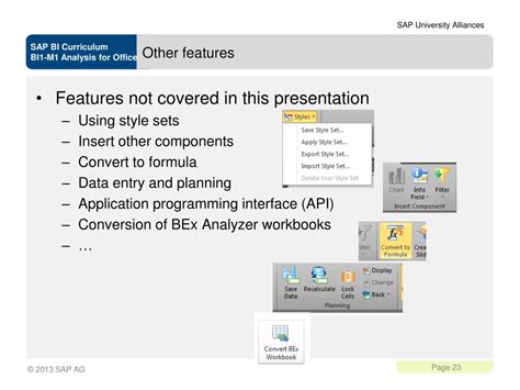 Ppt Sap Business Objects Analysis For Office Powerpoint Presentation Id2388713